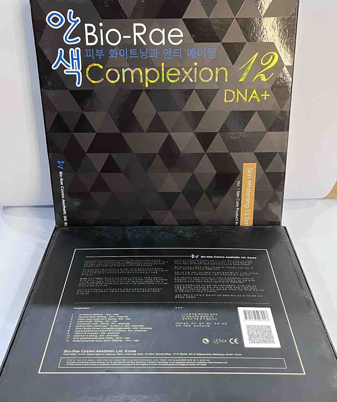 Bio Rae Complexion 12 Whitening Injection | 48 Vials | 4 Session