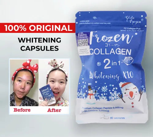 Gluta Frozen Collagen Whitening 2 in 1 | 60 Capsules