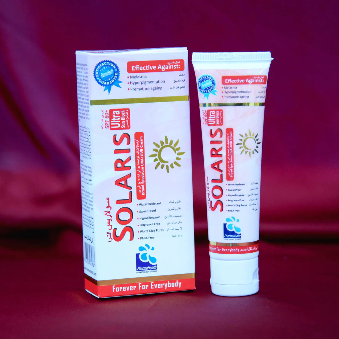 Solaris Sunblock Ultra SPF60+ UVA UVB Cream Price, Side Effects - 100% ...